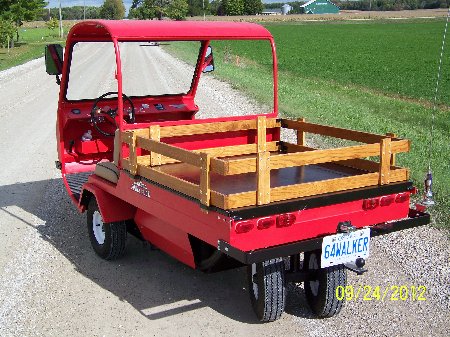 Walker Power Truck Rack for Rear Deck